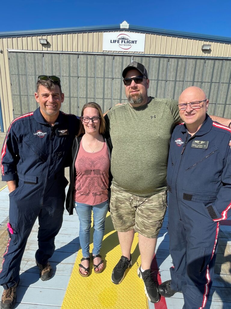 Head-On Collision Leaves EMT Fighting for Life - Life Flight Network